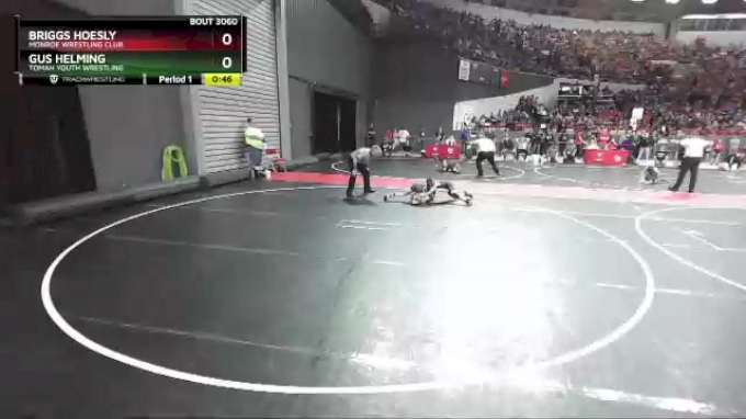 81 lbs Champ. Round 1 - Briggs Hoesly, Monroe Wrestling Club vs Gus ...