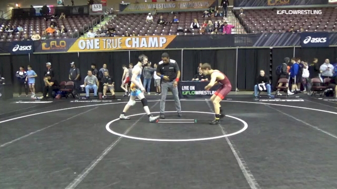 51 kg Consolation - Levi Haines, M2 Training Center vs Nicholas Babin ...