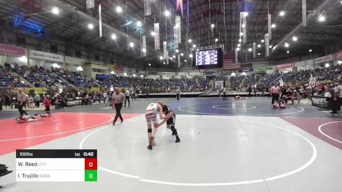 100 lbs Consi Of 8 #2 - William Reed, Little Warrior WC vs Isaac ...