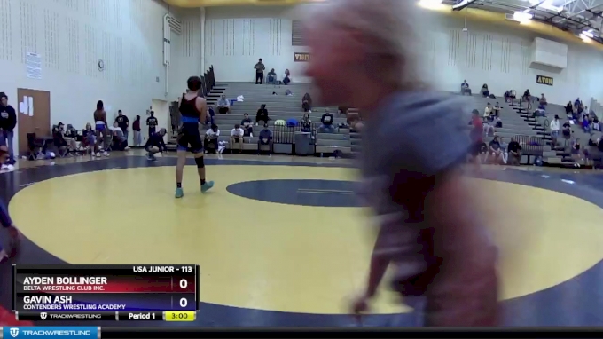 113 lbs Semifinal - Ayden Bollinger, Delta Wrestling Club Inc. vs Gavin ...
