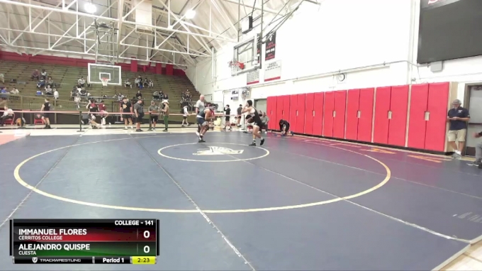 141 lbs Champ. Round 1 - Alejandro Quispe, Cuesta vs Immanuel Flores ...