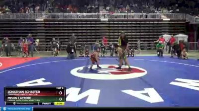 71 lbs Cons. Round 2 - Jonathan Schaefer, Team Braves Wrestling Club vs ...