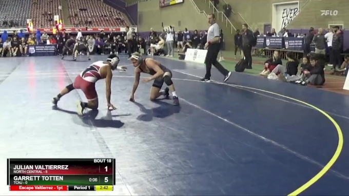 133 lbs 2nd Wrestleback (16 Team) - Garrett Totten, TCNJ vs Julian ...