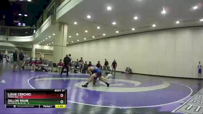 160 lbs Placement Matches (16 Team) - Dillon Raab, Michigan Blue AS vs ...