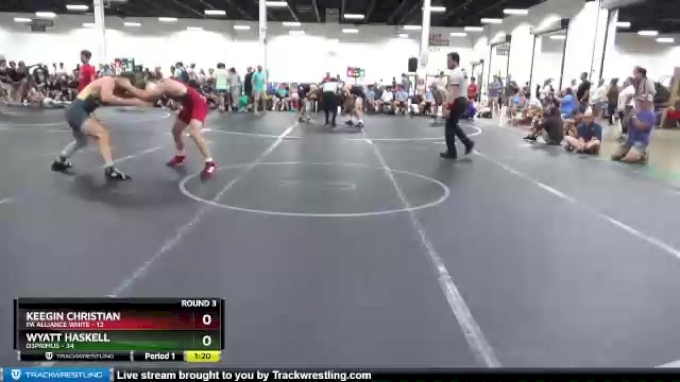 160 lbs Round 3 (8 Team) - Wyatt Haskell, D3PRIMUS vs Keegin Christian ...