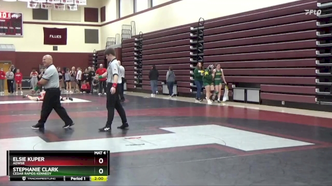 JV-22 lbs Round 3 - Elsie Kuper, AGWSR vs Stephanie Clark, Cedar Rapids ...