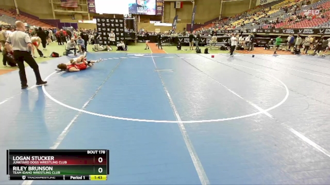 144 lbs Champ. Round 2 - Riley Brunson, Team Idaho Wrestling Club vs ...