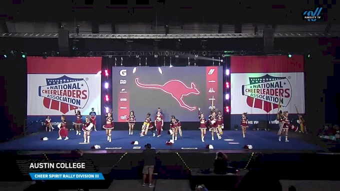 Austin College [2025 Cheer Spirit Rally Division III Finals] 2025 NCA ...