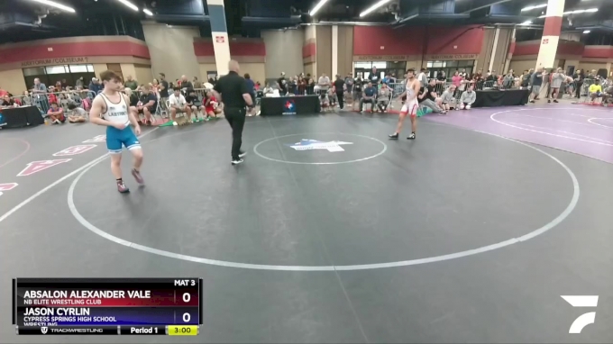 138 lbs Cons. Round 4 - Absalon Alexander Valencia, NB Elite Wrestling ...