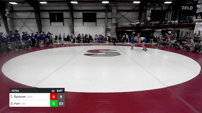 197 lbs Final - Coy Spooner, Coast Guard vs Dylan Harr, Johnson & Wales