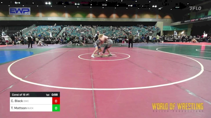 200 lbs Consi Of 16 #1 - Colby Black, Durham Wrestling Club vs TJ ...