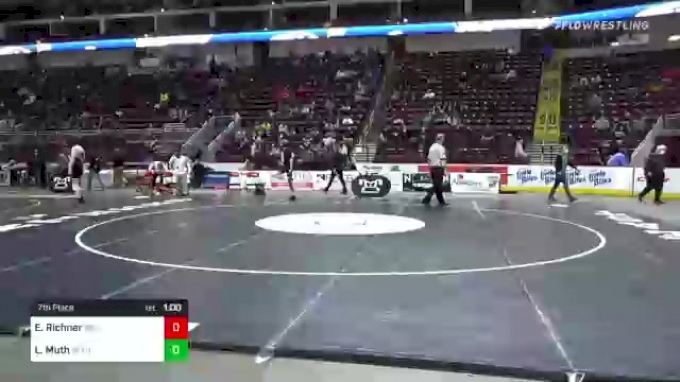 160 lbs 7th Place - Ethan Richner, Bellefonte Area vs Landon Muth ...