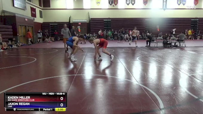 16UB-6 lbs Round 2 - Kaden Miller, Big Game Wrestling Club vs Jaxon ...
