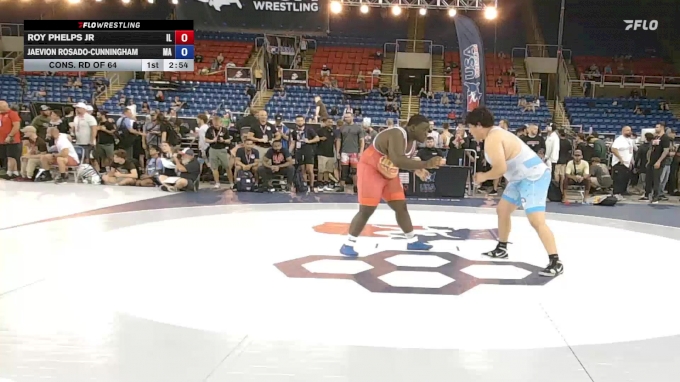 285 lbs Cons. Rd Of 64 - Roy Phelps Jr, IL vs Jaevion Rosado-Cunningham, MA