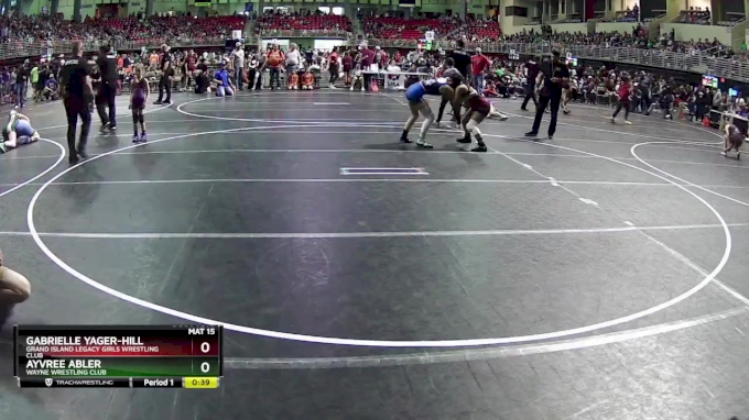 126 lbs Champ. Round 1 - Ayvree Abler, Wayne Wrestling Club vs ...