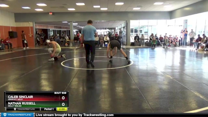 133-134 lbs Round 1 - Nathan Russell, Kelly Walsh vs Caleb Sinclair ...