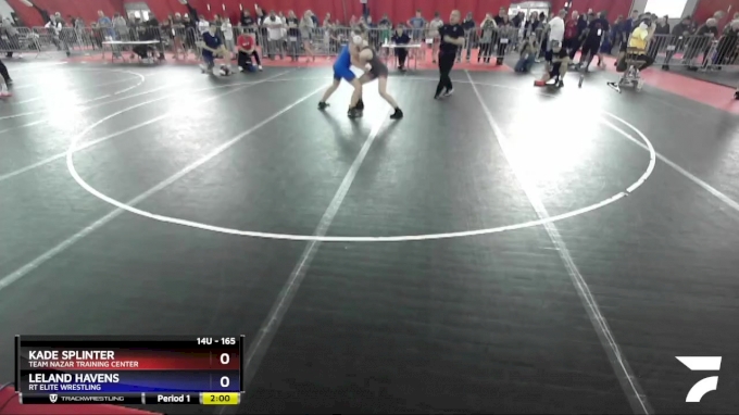 165 lbs 1st Place Match - Kade Splinter, Team Nazar Training Center vs ...