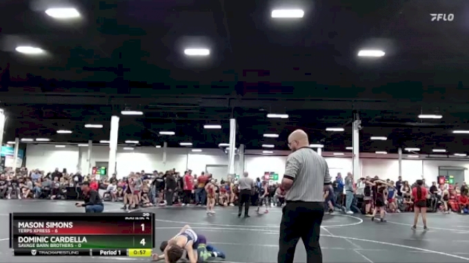 56 lbs Round 2 (8 Team) - Dominic Cardella, Savage Barn Brothers vs ...