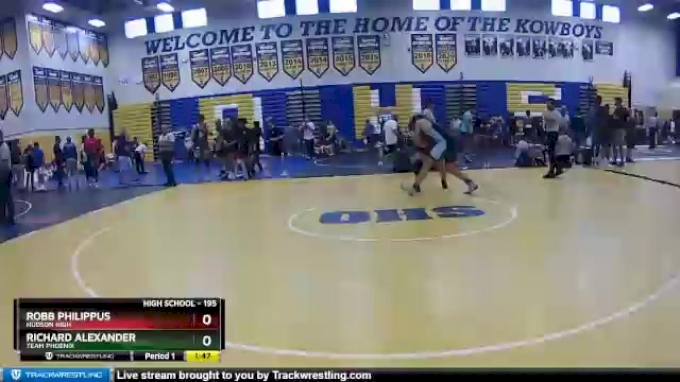 195 lbs Champ. Round 2 - Richard Alexander, Team Phoenix vs Robb ...