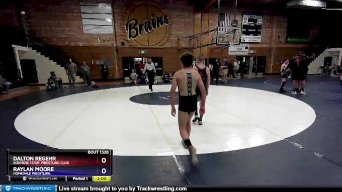 82 lbs Round 3 - Dalton Regehr, Bonners Ferry Wrestling Club vs Raylan ...