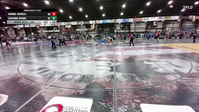 144 lbs Champ. Round 1 - Angel Gasca, BHRV Nighthawks vs Caysen Ross ...