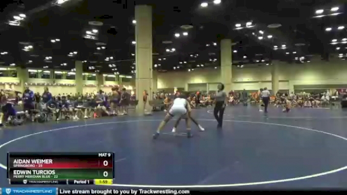 182 lbs Round 5 (10 Team) - Aidan Weimer, Springboro vs Edwin Turcios ...