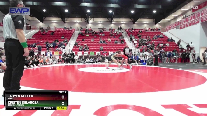 115 lbs 1st Place Match - Kristen DeLaRosa, BROKEN ARROW vs Jadyen ...