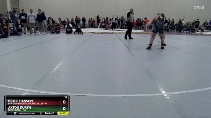 215 lbs Semis (4 Team) - Bryce Hanson, PEM (Plainview/Elgin/Millville ...