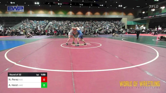 170 lbs Round Of 32 - Nicholas Perez, Hughson vs Asher Heist, Lake ...