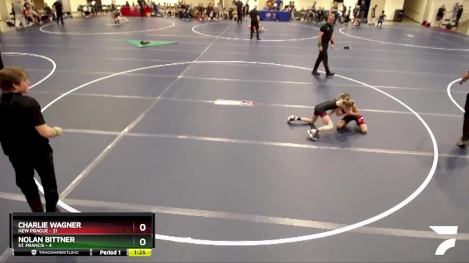 70 lbs Round 1 (6 Team) - Nolan Bittner, St. Francis vs Charlie Wagner ...