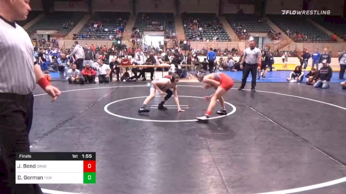 95 lbs Final - Jacob Bond, Grindhouse Wrestling vs Drew Gorman ...