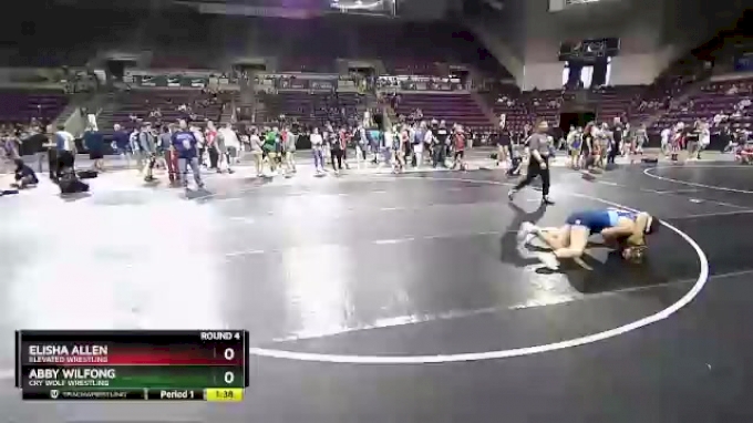 110 lbs Round 4 - Abby Wilfong, Cry Wolf Wrestling vs Elisha Allen ...