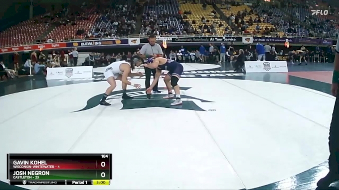 184 lbs Placement Matches (16 Team) - Gavin Kohel, Wisconsin-Whitewater ...
