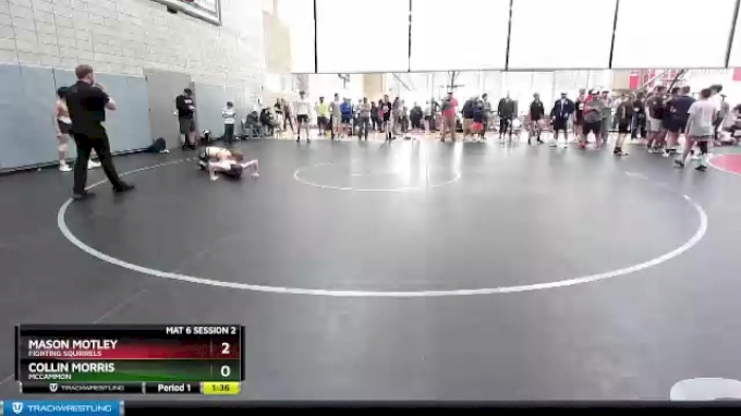 106 lbs Quarterfinal - Mason Motley, Fighting Squirrels vs Collin ...