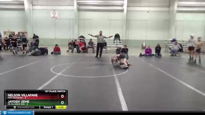 60 lbs Finals (2 Team) - Nelson Villafane, Mat Assassins vs Jayden Udhe ...