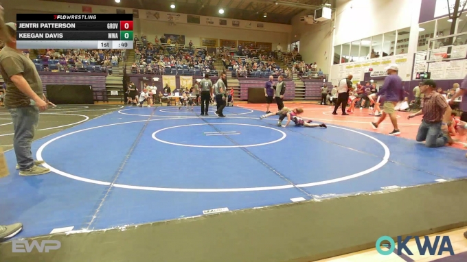 70 lbs Consi Of 4 - Jentri Patterson, Grover Rains Wrestling Club vs ...