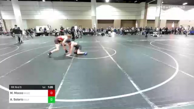 190 lbs Rr Rnd 5 - Michael Mocco, Mocco WC vs Alex Solorio, Gulf Coast ...