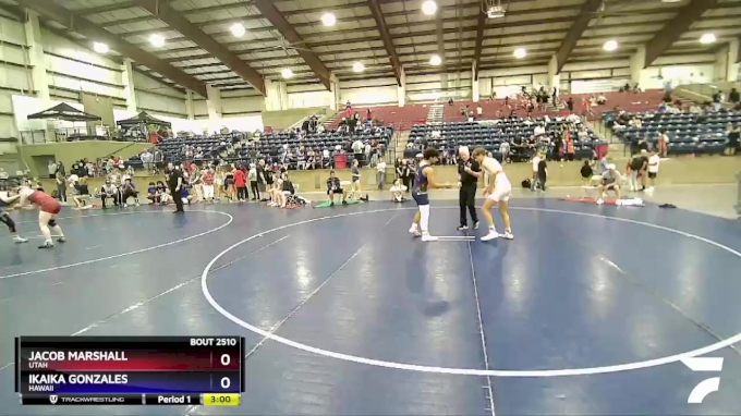 160 lbs 2nd Place Match - Jacob Marshall, Utah vs Ikaika Gonzales, Hawaii