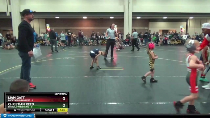 44 lbs Semis (4 Team) - Liam Gatt, Backyard Brawlers vs Christian Reed ...