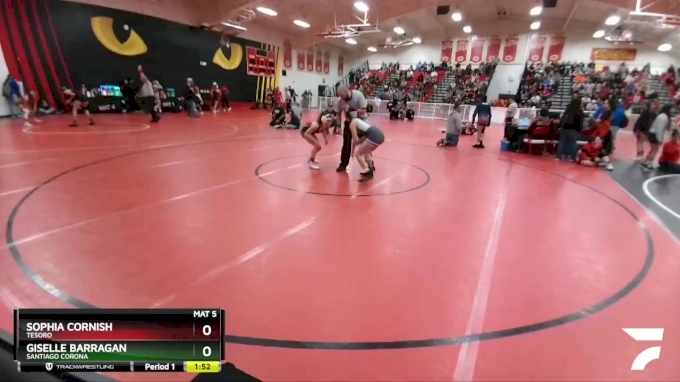 106 lbs Champ. Round 2 - Giselle Barragan, Santiago Corona vs Sophia ...