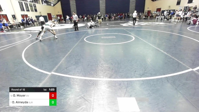 139 lbs Round Of 16 - Dominic Moyer, Delaware Valley vs Donny Almeyda ...