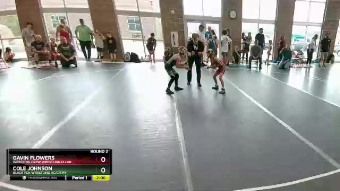 58-63 lbs Round 2 - Gavin Flowers, Wrecking Crew Wrestling Cllub vs ...