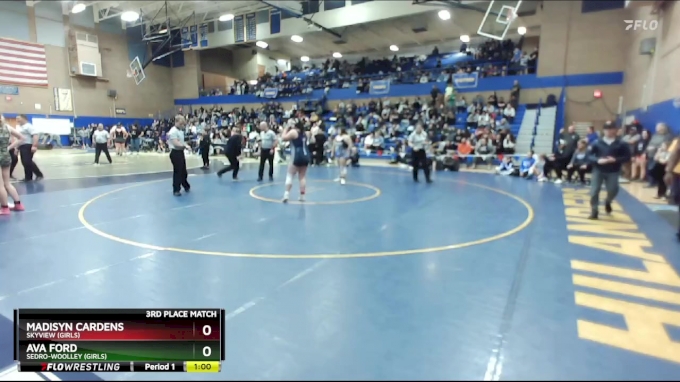 235lbs 3rd Place Match - Ava Ford, Sedro-Woolley (Girls) vs Madisyn ...