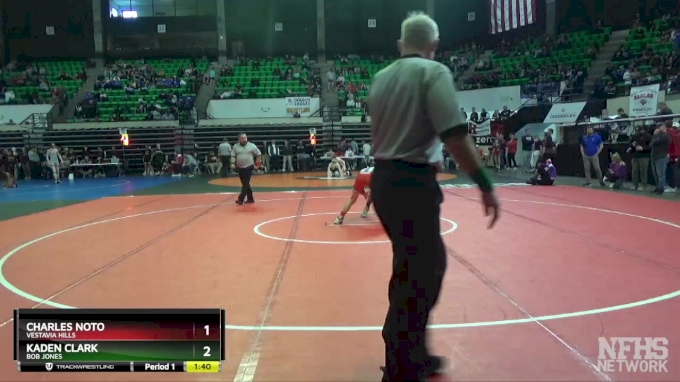7A 120 lbs Quarterfinal - Kaden Clark, Bob Jones vs Charles Noto ...