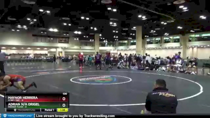 106 lbs Round 9 (10 Team) - Adrian N/A Origel, Indiana Flash vs Maynor ...