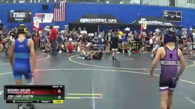 65 lbs Round 5 (6 Team) - Bowen Lefler, Untouchables Purple vs Jon Luke ...
