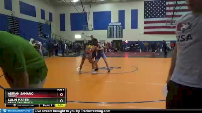 113 lbs 1st Place Match - Adrian Samano, Alchemy vs Colin Martin ...