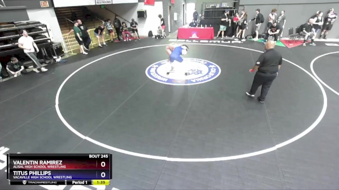 165 lbs Champ. Round 2 - Valentin Ramirez, Alisal High School Wrestling ...