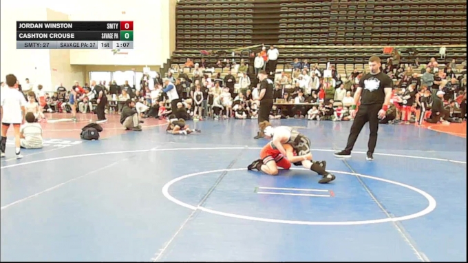 97 lbs Rr Rnd 7 - Jordan Winston, Smitty's Barn Red - ESC vs Cashton ...