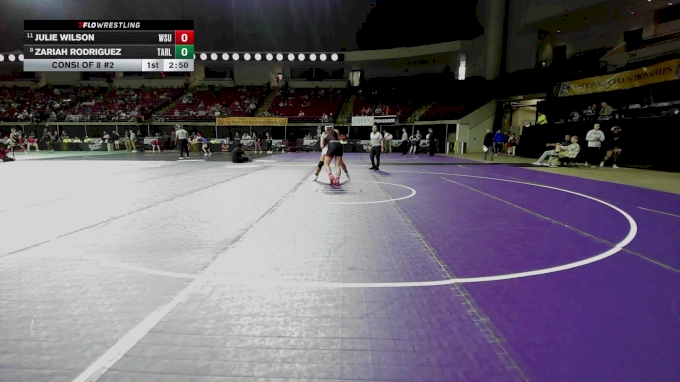 145 lbs Consi Of 8 #2 - Julie Wilson, Washington State (W) vs Zariah ...